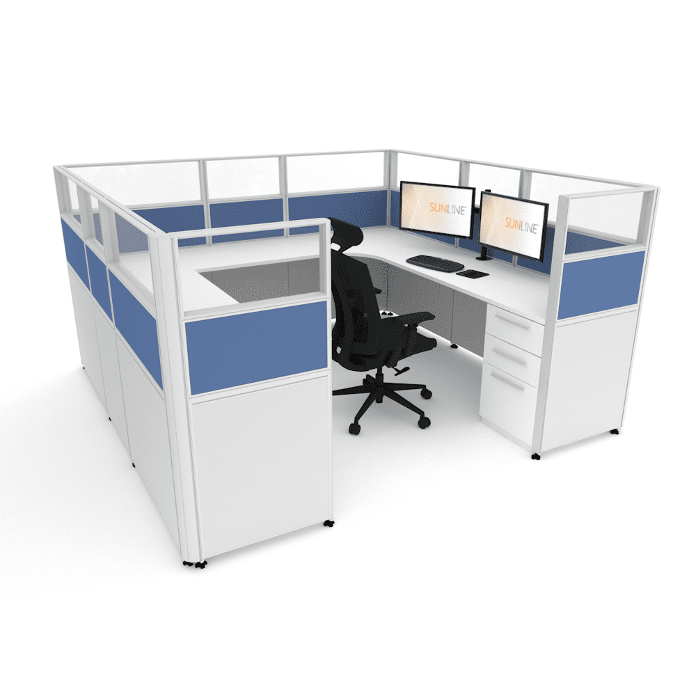 SUNLINE Signature: 8’x8′ - 53″ High - Sunline Office