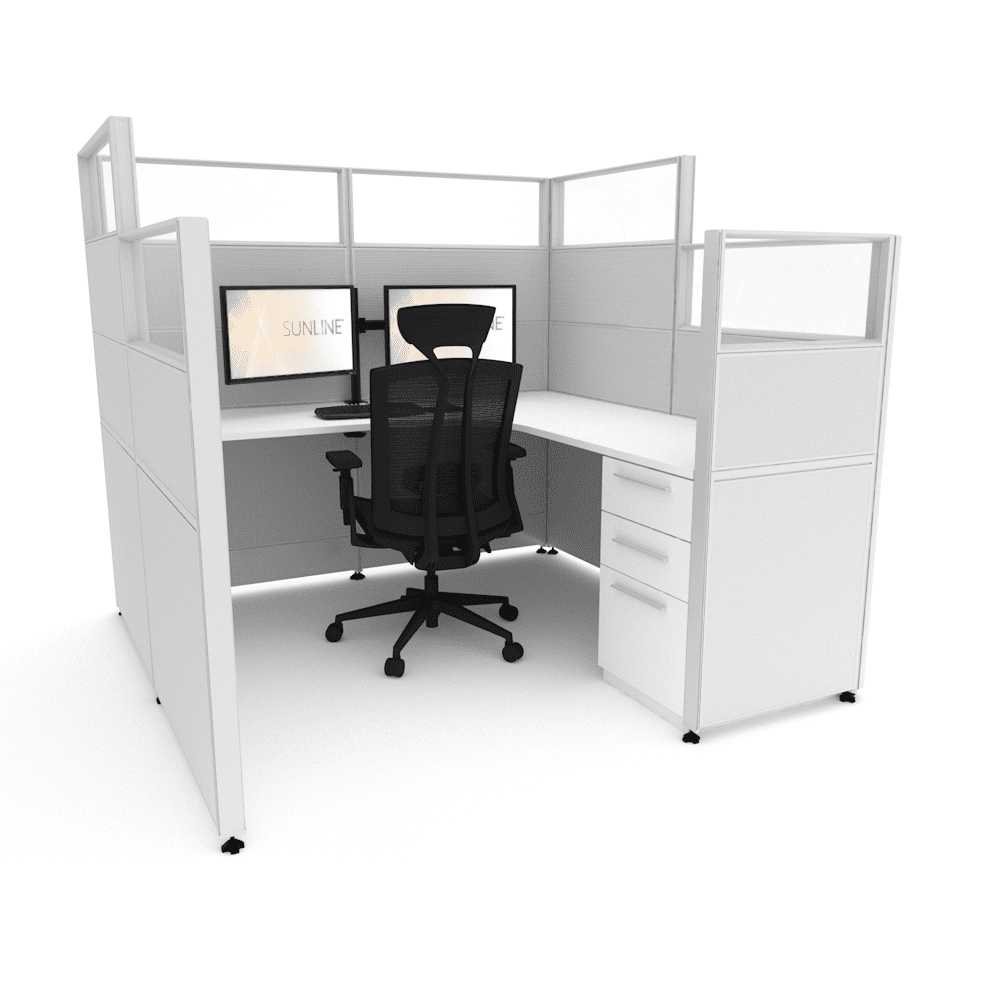 SUNLINE Signature: 6'x6' - 65" High Down to 53" - Sunline Office