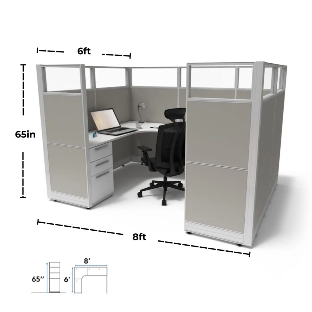 SUNLINE Select: 8'x6' High-Wall Cubicle