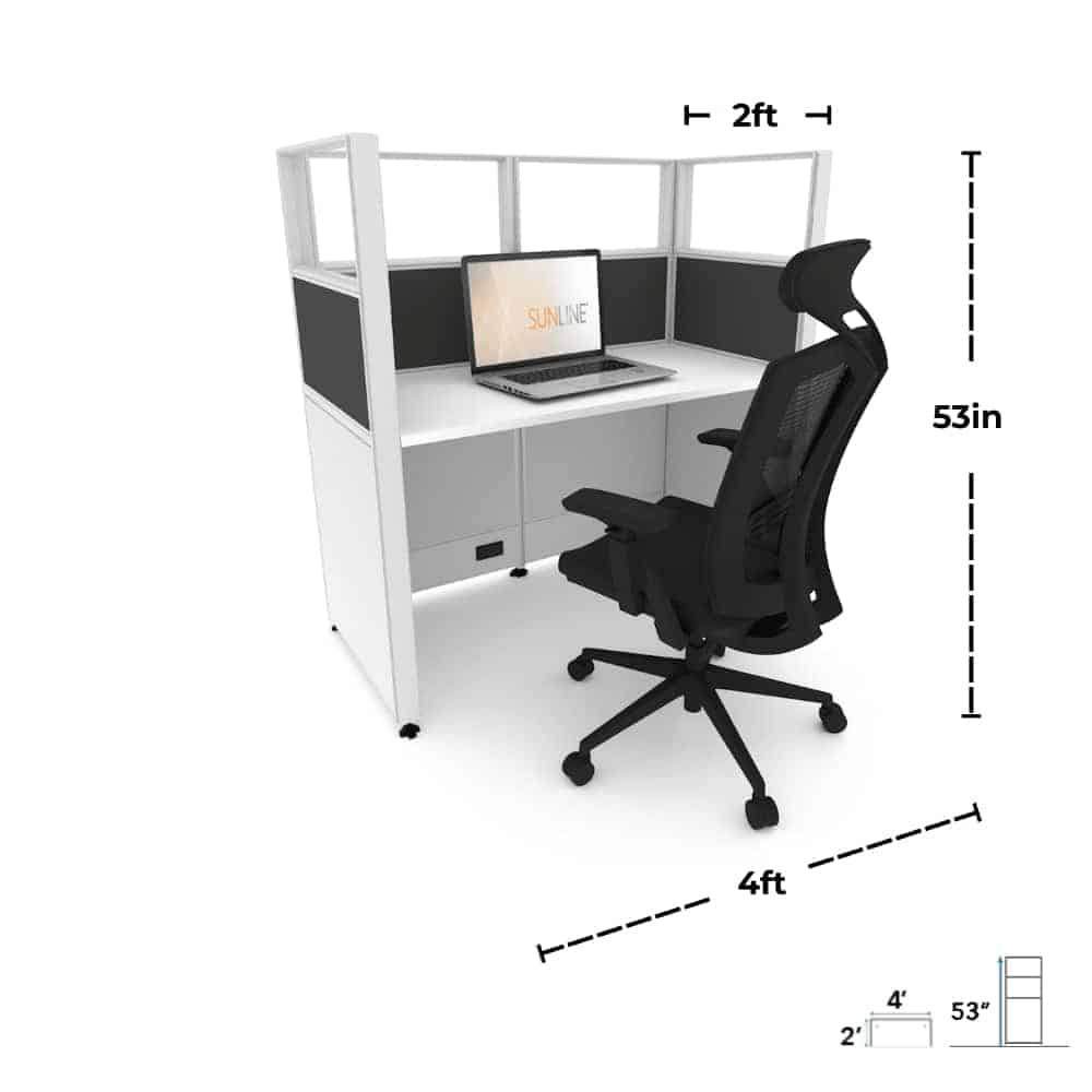 SUNLINE Signature: 4'x2' Compact Cubicle