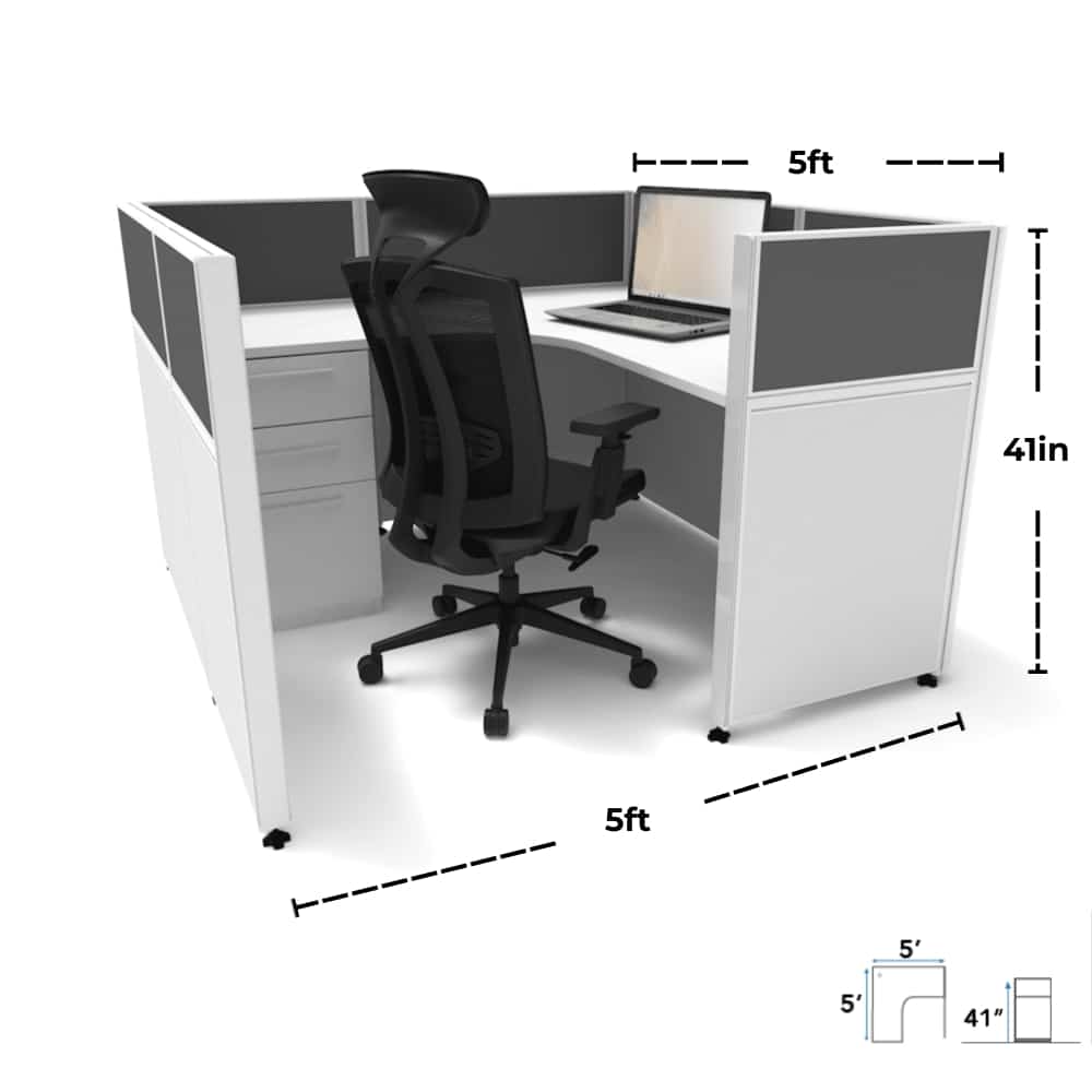 SUNLINE Signature: 5'x5' Compact Cubicle