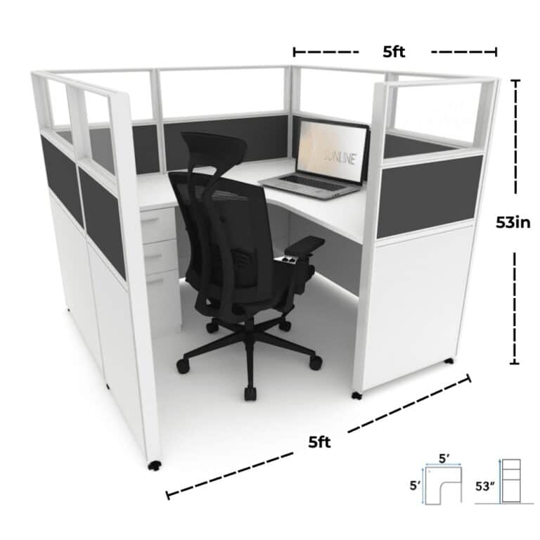 SUNLINE Signature: 5'x5' Mid-Height Cubicle