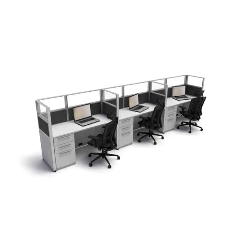 SUNLINE Signature: 5'x2' Mid-Height Cubicle