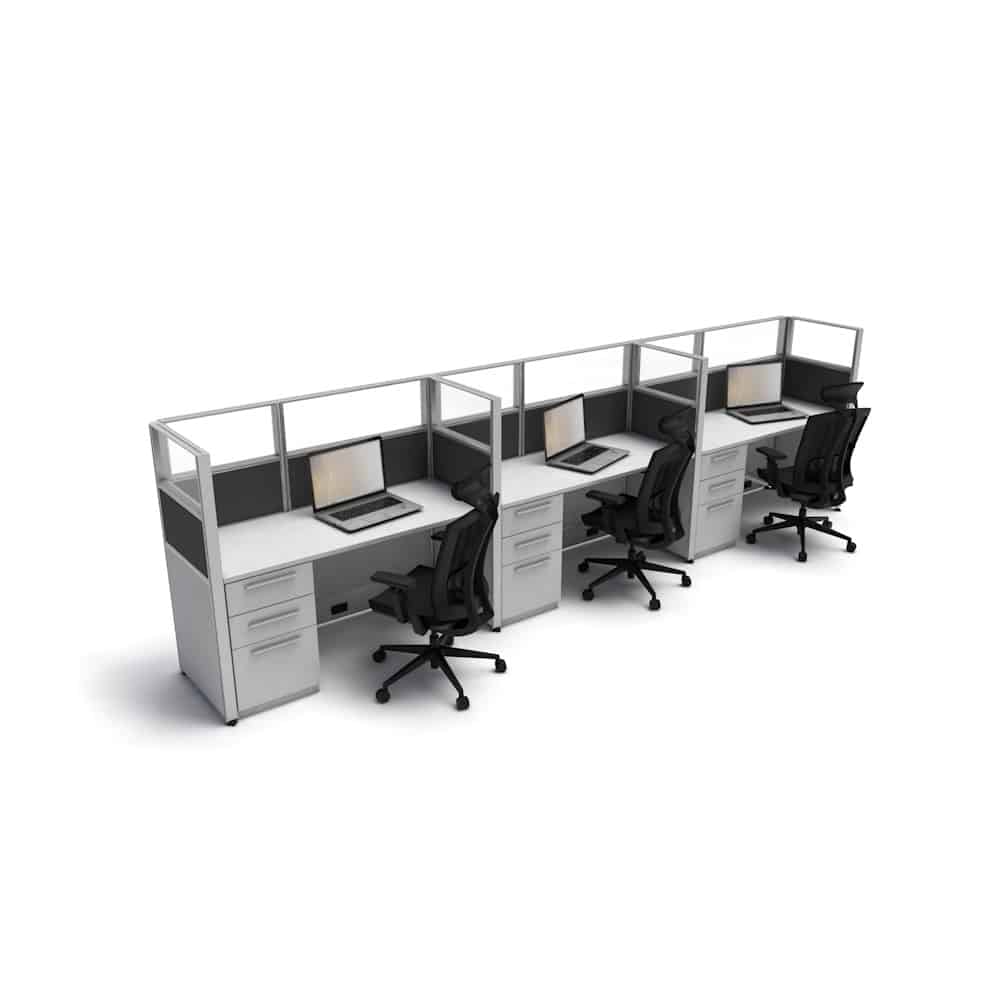 SUNLINE Signature: 5'x2' Mid-Height Cubicle