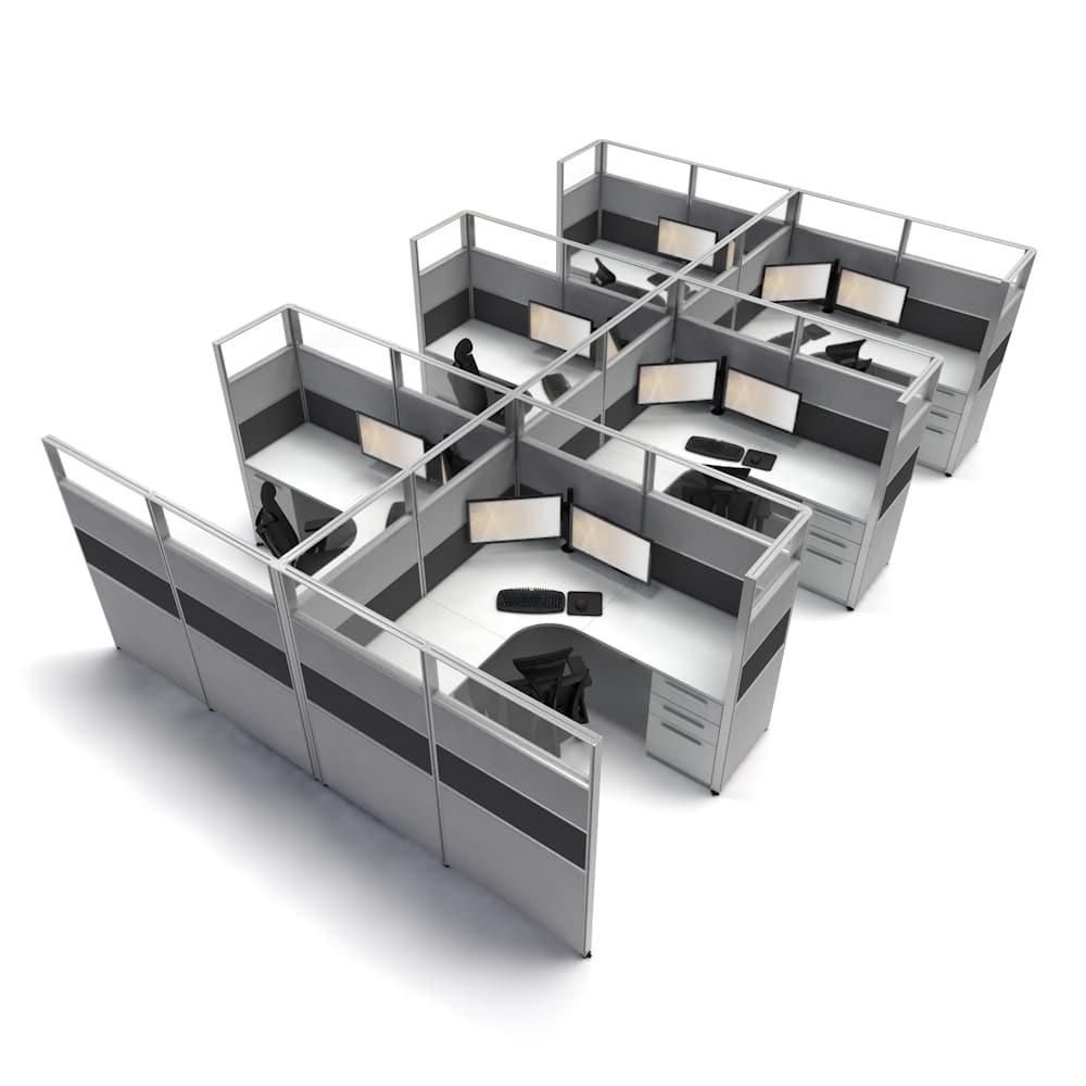 SUNLINE Signature: 6'x6' High-Wall Cubicle