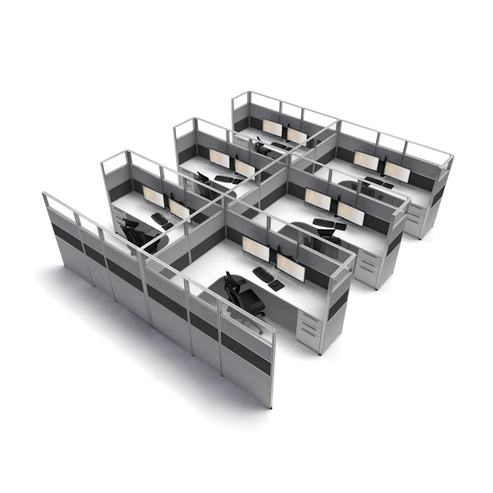 SUNLINE Signature: 6'x8' High-Wall Cubicle