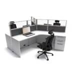 SUNLINE Signature: 6'x6' Mid-Height Cubicle