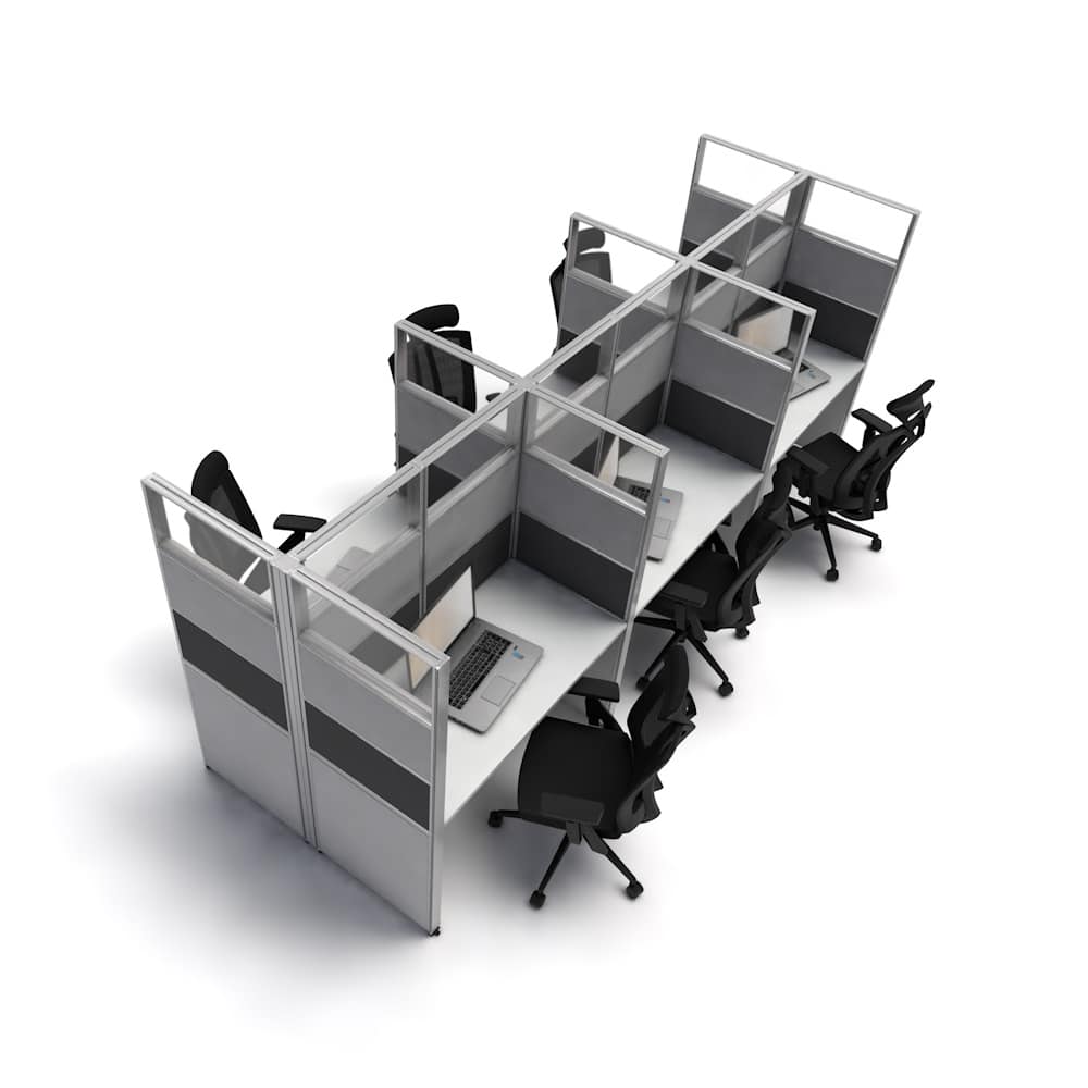 SUNLINE Signature: 4'x2' High-Wall Cubicle