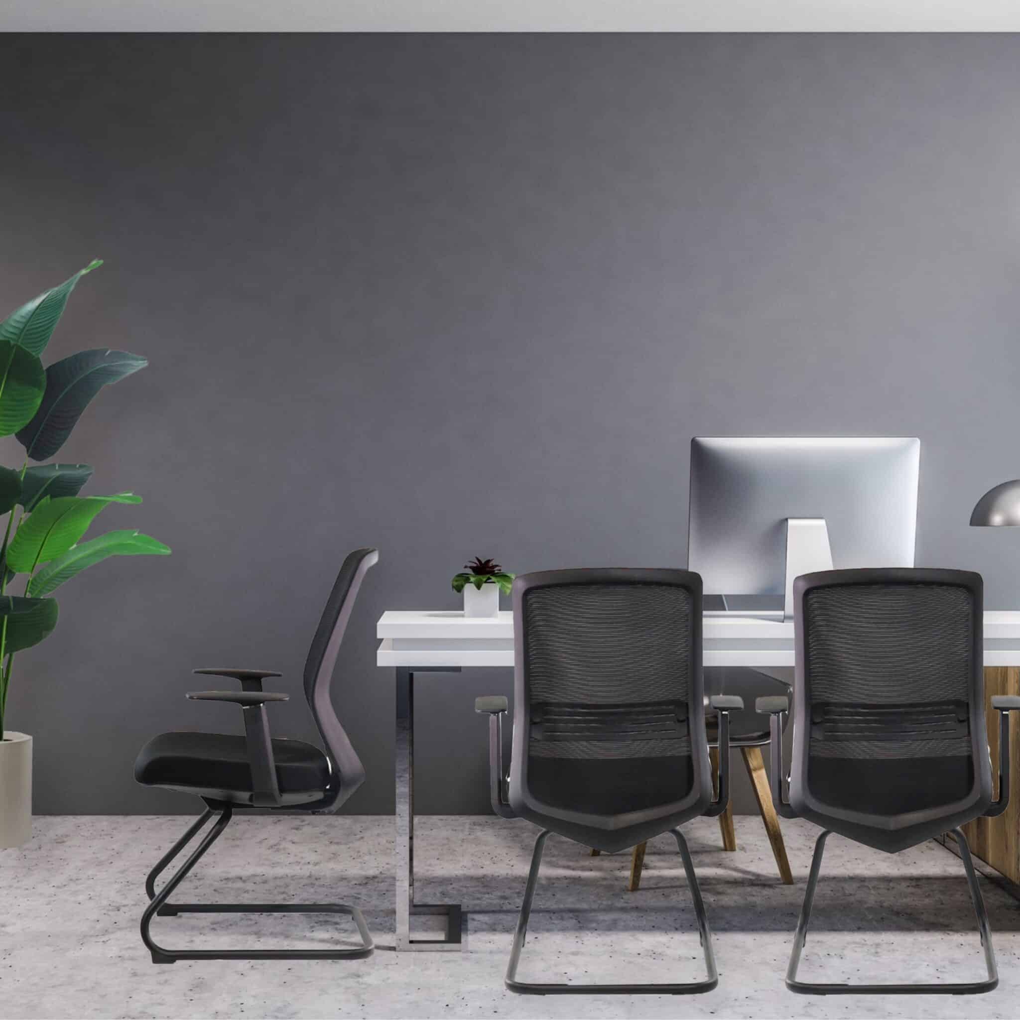 Ergo Sled Base Side Chair - Sunline Office