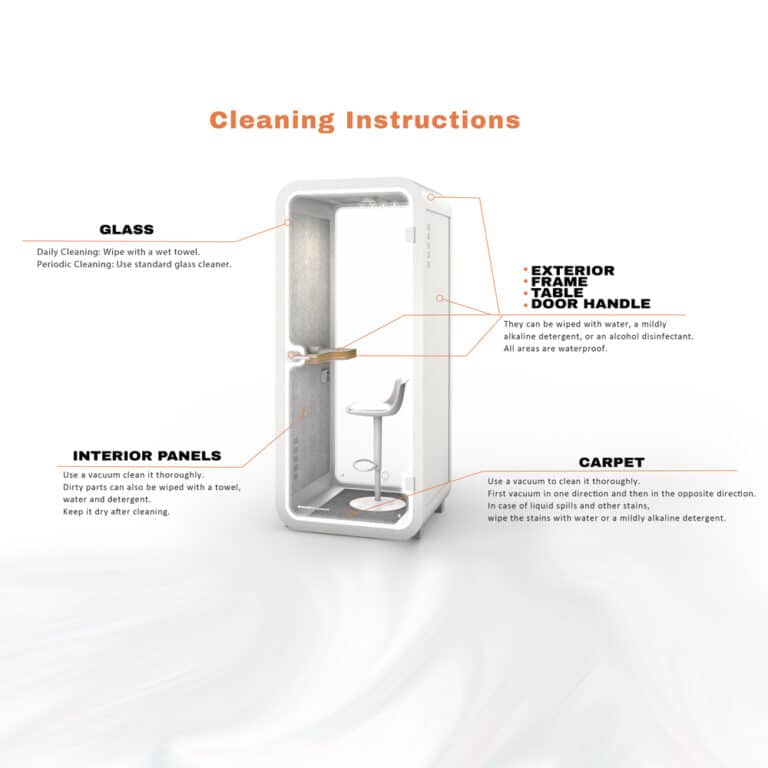 2-4 Person Privacy Booth (L)