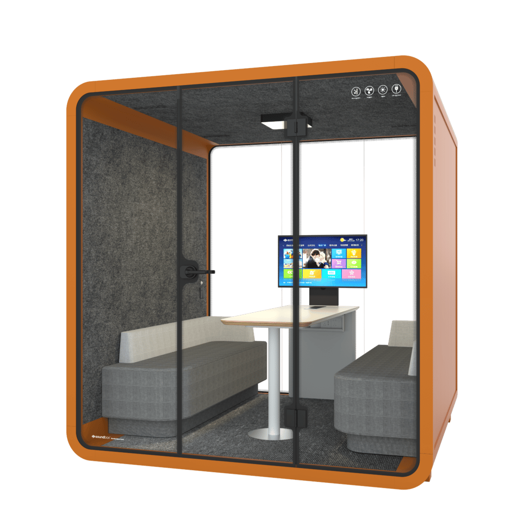 4-6 Person Privacy Booth - Sunline Office