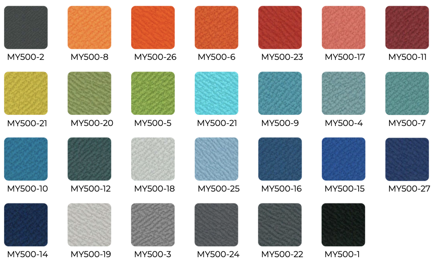 Seating Finishes | Sunline Office