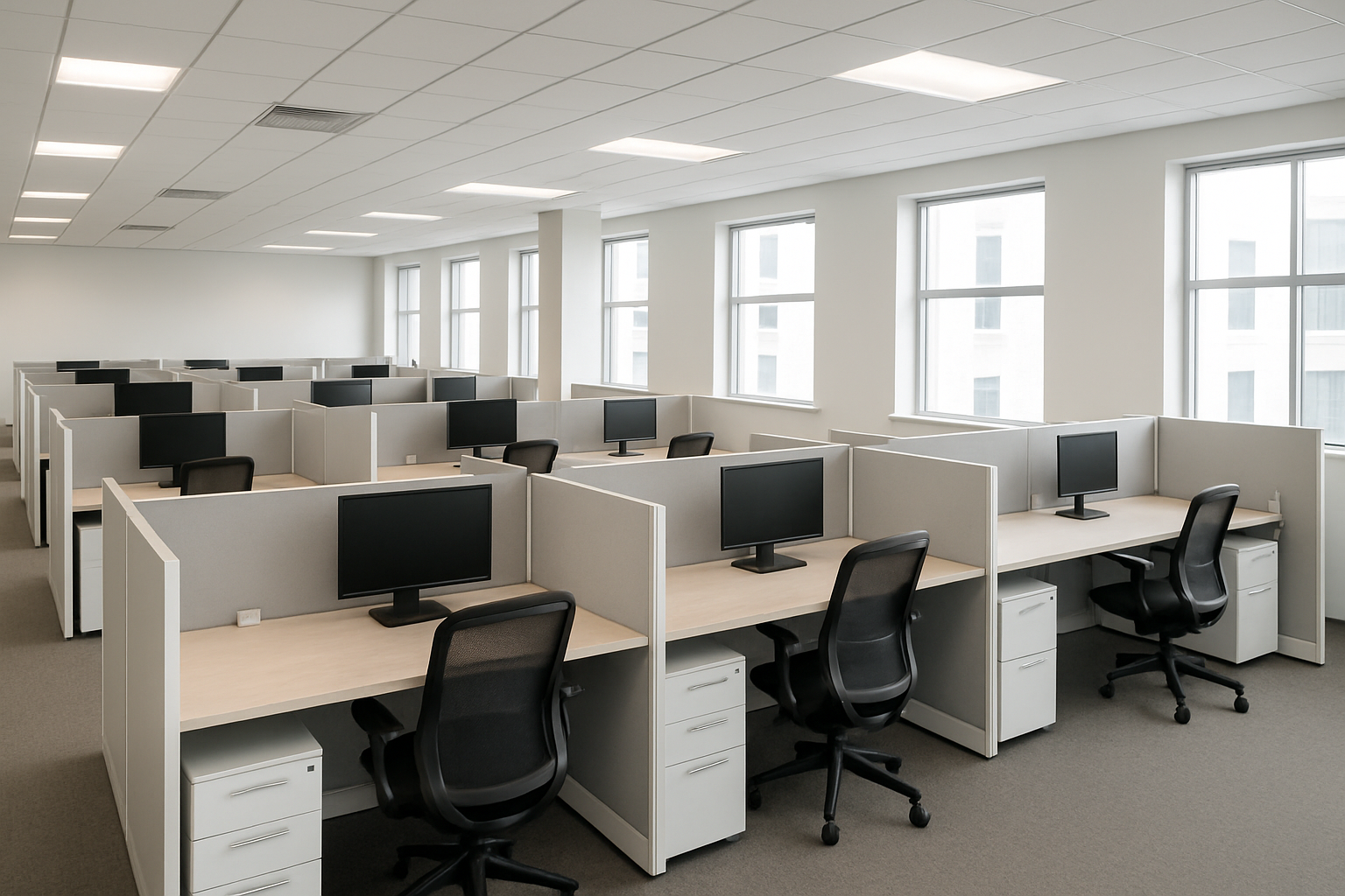 Cubicle Configurations: Designing the Right Office Layout | Sunline Office