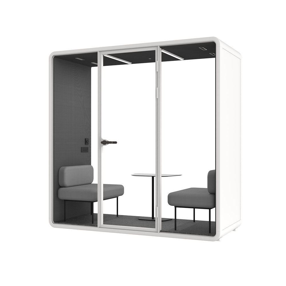 2-4 Person Privacy Booth (M+) | Compact & Private